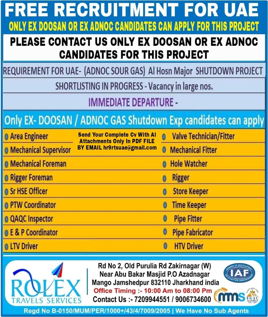 FREE RECRUITMENT FOR UAE Jobs In UAE FREE RECRUITMENT FOR UAE Jobs In UAE