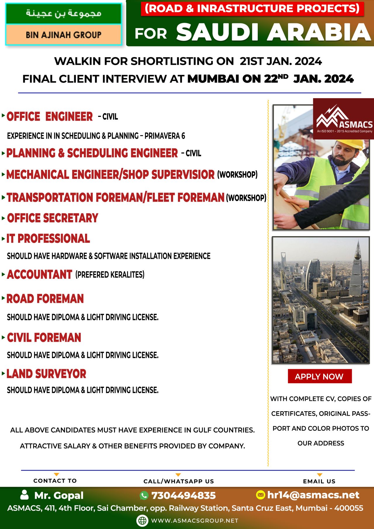 Jobs in Saudi Arabia — Jobs in Saudi Arabia